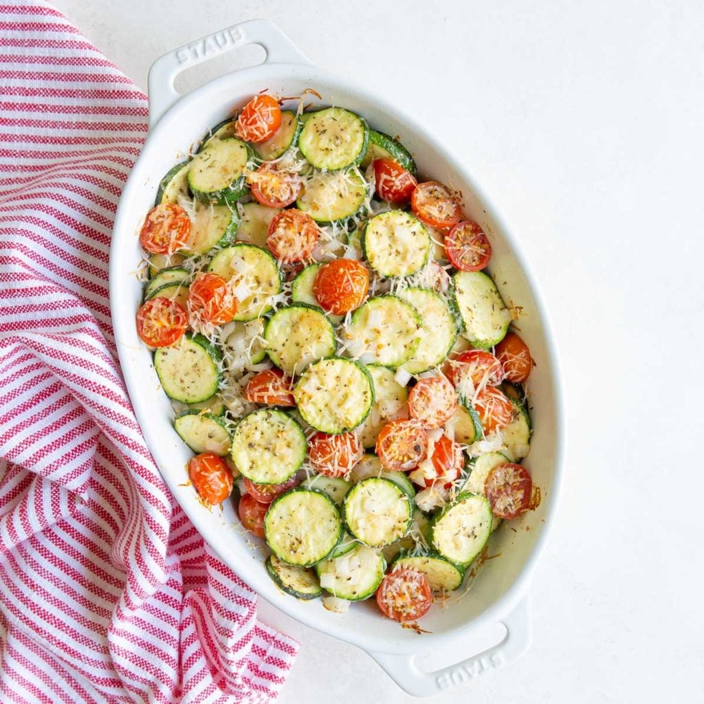 Zucchini Tomato Bake | The Blond Cook