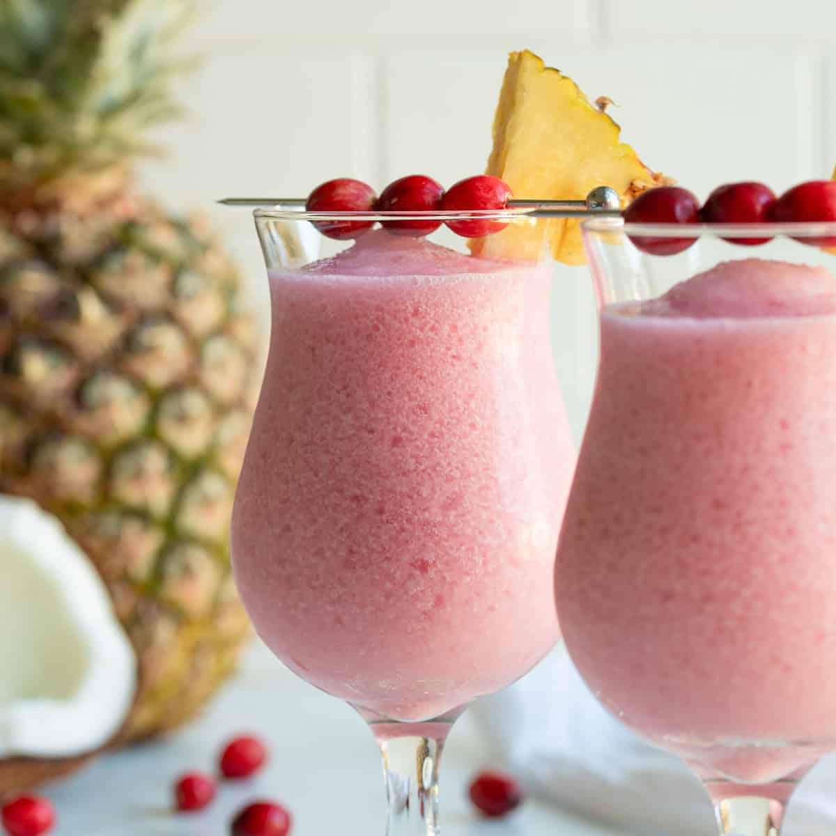 Peppermint Piña Coladas | The Blond Cook